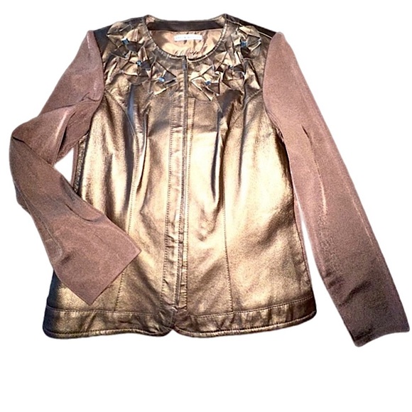 Peter Nygard | Jackets & Coats | Peter Nygard Bronze Color Leather ...